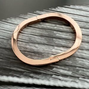 COS | Jewelry | Cos Modern Rose Gold Cuff Bracelet | Poshmark
